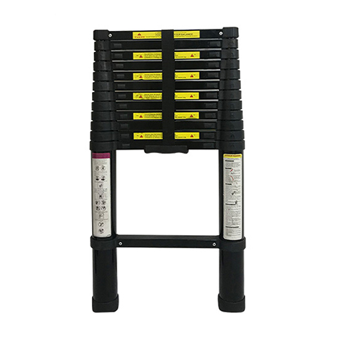 Black One-Side Telescopic Aluminum Ladder - Zhengsway Ladder