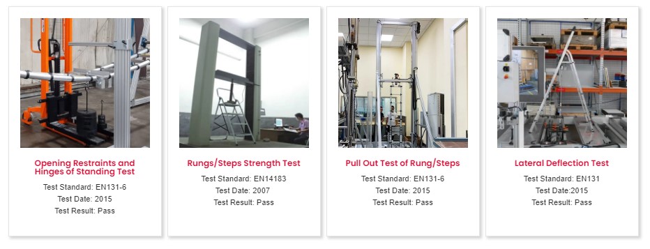 Zhengsway Ladders Safety: Meet International Standards